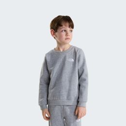 The North Face Jungen Jogginganzug "KID EVOLUTION SIMPLE DOME CREW SET"tnf pale grau heather, Gr. 116, Obermaterial: 67% Baumwolle, 33% Polyester,