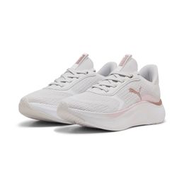 Fitnessschuh Puma "SOFTRIDE MAYVE 2 WNS", Damen, Gr. 37,5, feather gray, powder pink, rose gold, Textil, Schuhe Fitnessschuh