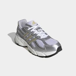 Sneaker adidas Sportswear "TECHNOCHAOS 2000", Damen, Gr. 37, cloud wei&szlig;, gold metallic, silber metallic, Synthetik, Textil, Schuhe Sneaker, inspiriert vom Design des adistar control
