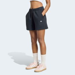 Shorts adidas originals "ESS FT", Damen, Gr. L, N-Gr, schwarz, normal, gr., Obermaterial: 100% Baumwolle, Hosen Shorts