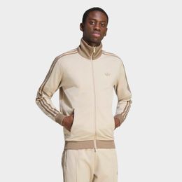 Trainingsjacke adidas originals "BECKENBAUER TT", Herren, Gr. L, khaki three, Obermaterial: 52% Baumwolle, 48% Polyester, normal, Rundhals, Jacken Trainingsjacke
