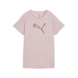 T-Shirt Puma "ESS SEQUINS TEE", Damen, Gr. L, rosa (misty pink), Jersey, Obermaterial: 100% Baumwolle, unifarben, regular fit normal, Rundhals, Shirts T-Shirt, Kurzarmdesign, mit Rundhalsausschnitt, sportlicher Stil, Regular Fit
