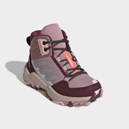 Wanderschuh adidas terrex "AX4R MID", Kinder, Gr. 31, magic mauve, reflective silber, maroon, Synthetik, Textil, Schuhe Wanderschuh, f&uuml;r Kinder