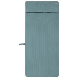 Handtuch Dyckhoff "Mikrofaser Sporttuch Struktur", gr&uuml;n (petrol), B:80cm L:180cm, Microfaser, Mikrofaser, Handt&uuml;cher, Mit &Uuml;berst&uuml;lpkapuze, Schnelltrocknend, Leicht, Rei&szlig;verschlusstasche