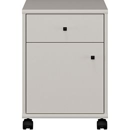 Rollcontainer FORTE, B:38,6cm H:54,2cm T:42cmkashmir beige, Holzwerkstoff, B&uuml;ro, Rollwagen, "Tempra"