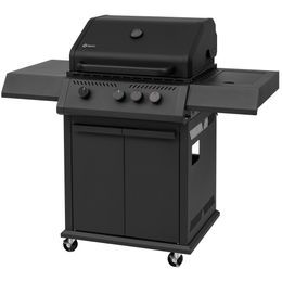 Gasgrill Tepro "Woodlake", schwarz, B:134,5cm H:118cm T:57,5cm, Grills