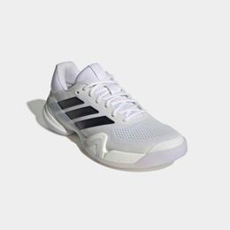 Herren Tennisschuh "BARRICADE 14", adidas Performance, Gr. 41cloud wei&szlig;, core schwarz, ftwr wei&szlig;, Synthetik, Textil, Schuhe, f&uuml;r Hartcourt, All-Court