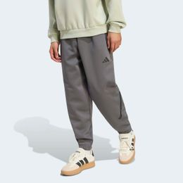 Sporthose adidas Sportswear "M Z.N.E. PT", Herren, Gr. L, N-Gr, grau five, normal, gr., Obermaterial: 57% Polyester, 43% Baumwolle, Hosen Sporthose