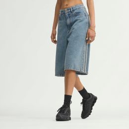 Shorts adidas originals "JORTS D", Damen, Gr. 36, N-Gr, blau (worn blau denim, normal, gr.), Obermaterial: 100% Baumwolle, Hosen Shorts