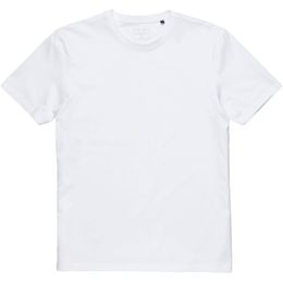 T-Shirt MARVELIS, Jungen, Gr. L, wei&szlig;, Jersey, Obermaterial: 100% Baumwolle, unifarben, regular fit normal, Rundhals, abgesteppte Kante, Shirts T-Shirt, aus Baumwolle, Rundhals, casual fit