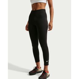 Leggings Nike Sportswear "W NSW NK CLSC HR 7/8 TIGHT LBR", Damen, Gr. L, N-Gr, schwarz, wei&szlig;, Obermaterial: 47% Baumwolle, 41% Polyester, 12% Elasthan, Hosen Leggings, 7/8 L&auml;nge, mit hohem Bund, eng anliegende Passform