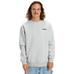 Sweatshirt DC Shoes "Patch It", Herren, Gr. XS, grau (light erdgrau), Obermaterial: 60% Baumwolle, 40% Polyester., Sweatshirts Sweatshirt