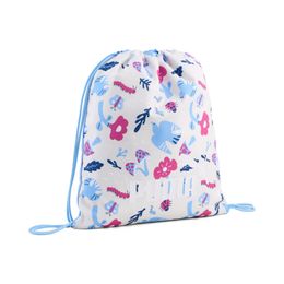 Puma Kinder Turnbeutel "PHASE AOP SMALL GYM SACK"frosted ivory, little forester aop, Obermaterial: 100% Polyester, gemustert, Taschen, Gymbeutel, mit