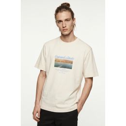 Jack & Jones T-Shirt JACK & JONES "JORNORREBRO PHOTO TEE SS CREW NECK", Jungen, Gr. S, antique wei&szlig; detail:main2 26, Jersey, Obermaterial: 100% Baumwolle, bedruckt, relaxed fit normal, Rundhals, Shirts T-Shirt, Baumwolle, relaxed fit