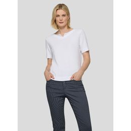 Print-Shirt Rabe "T-Shirt", Damen, Gr. 44, wei&szlig;, 75%Viskose 20%Polyester 5%Elasthan, unifarben, gerade, Shirts