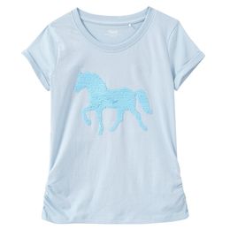 Yigga M&auml;dchen T-Shirt mit Wendepailletten
