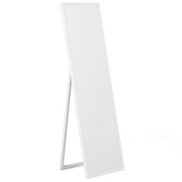 Beliani STEHSPIEGEL wei&szlig; rechteckig 40/140 cm Torcy