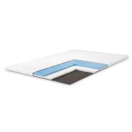 Riess Ambiente Bequemer Topper CLOUD FLEX 180x200cm wei&szlig; Riess-Ambiente Modern