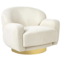 Beliani SESSEL Hellbeige Lejre
