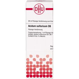 DHU-Arzneimittel Acidum Sulfuricum D 6 Dilution 20 ml