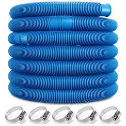 Monzana Poolschlauch Blau &Oslash;38mm 14m