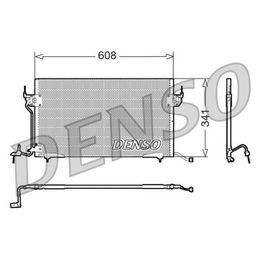 DENSO Kondensator, Klimaanlage dcn21010 f&uuml;r Peugeot Citro&euml;n/Peugeot