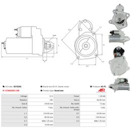 AS-PL Starter s01029s f&uuml;r Fiat