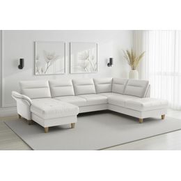 Sit & More Wohnlandschaft SIT & MORE "Pamela", reinwei&szlig;, B:292cm H:90cm T:212cm, Sofas, Wohnlandschaft