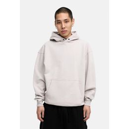 Hoodie DAILY COTTON "Daily Cotton Kapuzenpullover OVERSIZE HOODIE", Jungen, Gr. L, grau washed, Obermaterial: 100% Baumwolle CO., Sweatshirts Hoodie