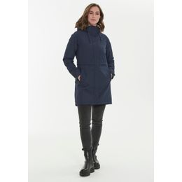 Outdoorjacke WHISTLER "Mullie", Damen, Gr. 40, blau, 100% Polyester, unifarben, normal, ohne Ausschnitt, Jacken Outdoorjacke, mit 10.000 mm Wassers&auml;ule