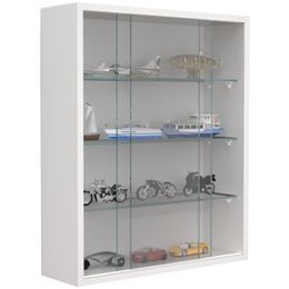 Wandregal Vcm "H&auml;ngevitrine Wandvitrine Sammel Deko Drivalo M", wei&szlig;, B:50cm T:15cm, Regale, Wandregal