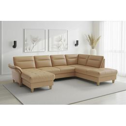 Sit & More Wohnlandschaft SIT & MORE "Pamela", cappuccino, B:292cm H:90cm T:212cm, Sofas, Wohnlandschaft