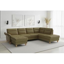 Sit & More Wohnlandschaft SIT & MORE "Pamela", olive, B:292cm H:90cm T:212cm, Sofas, Wohnlandschaft