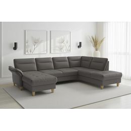 Sit & More Wohnlandschaft SIT & MORE "Pamela", mocca, B:292cm H:90cm T:212cm, Sofas, Wohnlandschaft