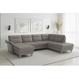Sit & More Wohnlandschaft SIT & MORE "Pamela", delphine, B:292cm H:90cm T:212cm, Sofas, Wohnlandschaft