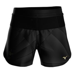 Mizuno Active Graphic Multi Pocket 4 Inch Shorts Damen