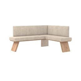 Livetastic Eckbank, Beige, Textil, L-Form, 185x150 cm, Esszimmer, B&auml;nke, Eckb&auml;nke