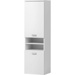 Hochschrank Schildmeyer "Mona, Hochschrank, melaminharzbeschichtet,Made in Germany, B: 40 cm", wei&szlig; (mattwei&szlig;), B:40,3cm H:138,3cm T:32cm, FSC-zertifizierter Holzwerkstoff, Schr&auml;nke, Hochschrank, Solide Verarbeitung - Dieses Produkt ist in Deutschland gefertigt