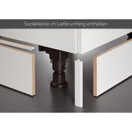 Sp&uuml;lenschrank Nobilia "MIAMI", Ausrichtung w&auml;hlbar, vormontiert, in den Breiten", front: eiche sierra nachbildung korpus: eiche sierra nachbildung, B:60cm H:87cm T:58,3cm, Schr&auml;nke, Sp&uuml;lenschrank, 45 und 60 cm, mit h&ouml;henverstellbaren Sockelf&uuml;&szlig;en