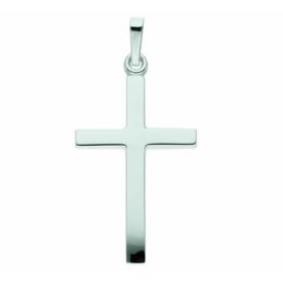 Adelia&acute;s Kreuzkette ADELIA&acute;S "Halskette - Kreuzkette mit Kreuz Anh&auml;nger aus 925 Silber", silber, Halsketten, Damen, Silber 925 (Sterlingsilber), Kreuzkette, Schmuckset mit bis 45 cm stufenlos verstellbarer 925 Silber Halskette