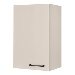 H&auml;ngeschrank Nobilia "MIAMI", Ausrichtung w&auml;hlbar, vormontiert", front: sand korpus: sand, B:45cm H:72cm T:37,2cm, Schr&auml;nke, H&auml;ngeschrank, in drei Breiten: 30, 45 und 60 cm, mit Soft-Close-Funktion