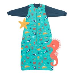 Babyschlafsack SCHLUMMERSACK "Schlafsack ohne F&uuml;&szlig;en 3.5 Tog" Gr. 150, meerestiere, Schlafs&auml;cke, Baby, L: 150cm, Obermaterial: 100% Baumwolle CO., L:150cm