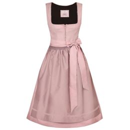 Dirndl Marjo "Mididirndl MAUTH", Damen, Gr. 34, EURO, rosa (mauwe), Obermaterial: 60% Polyester PES. 40% Viskose CV., Kleider