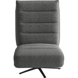 Sit & More TV-Sessel SIT & MORE, anthrazit, B:80cm H:109cm T:98cm, 100% Polyester, Sessel, mit Herz-Waage und 2 Motoren, Bedienfelder im Sitz
