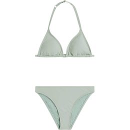 O`Neill O'NEILL ESSENTIALS TRIANGLE Bikini Set M&auml;dchen - Gr&ouml;&szlig;e 140 - gr&uuml;n
