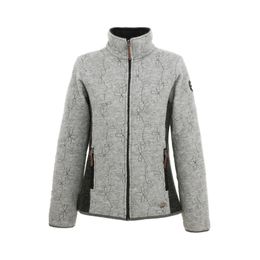 Jeansjacke ALP1964 "Jacke 430801", Damen, Gr. M, silber, Obermaterial: 70% Wolle WO. 30% Polyester PES., Jacken Jeansjacke