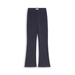 Leggings Tom Tailor, M&auml;dchen, Gr. 128, N-Gr, parisien night blau, Web, Obermaterial: 95% Baumwolle, 5% Elasthan, Hosen Leggings, aus elastischer Baumwollmischung, mit Markenlabel