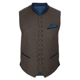 MADDOX COUNTRY Trachtenweste COUNTRY MADDOX "Weste ALTENDORF", Herren, Gr. 58, blau, Obermaterial: 100% Wolle WO., Westen