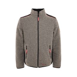 Jeansjacke Almgwand "Jacke BIELERKOPF", Herren, Gr. 50, grau (stein), Obermaterial: 55% Wolle WO. 42% Polyester PES. 3% Sonstiges Material (Ananasfaser) AM_PF ., Jacken Jeansjacke