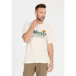 T-Shirt WHISTLER "Cashew", Jungen, Gr. XXL, beige (sanftes wei&szlig;), 100% Baumwolle, bedruckt, normal, Rundhals, Shirts T-Shirt, Komfort